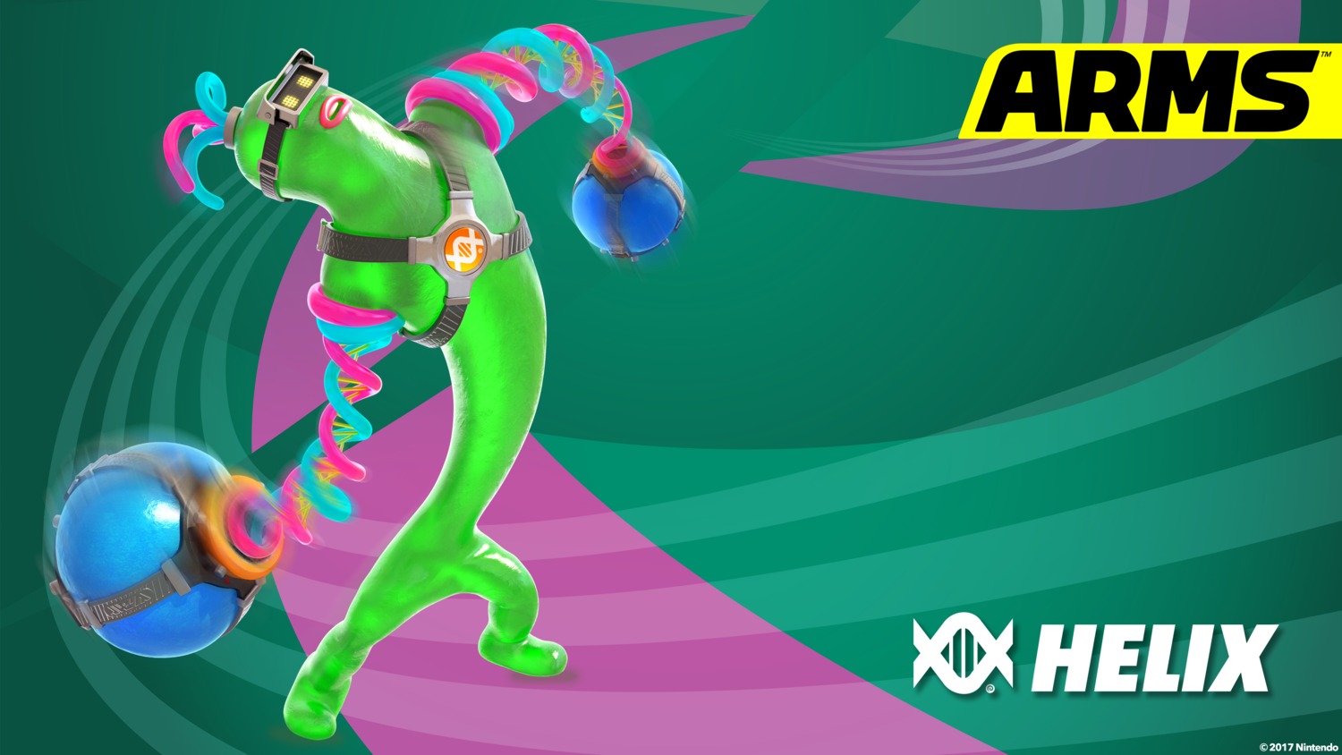 nintendo arms helix wallpaper | #1005070 | yande.re